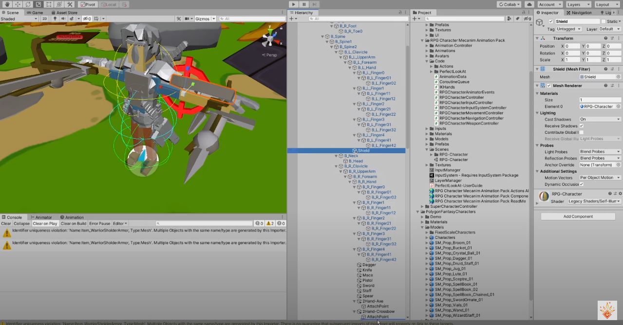 RPG Character Mecanim Animation Pack - GeoMedia